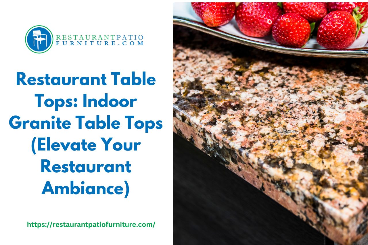 Artificial Granite Restaurant Table Tops