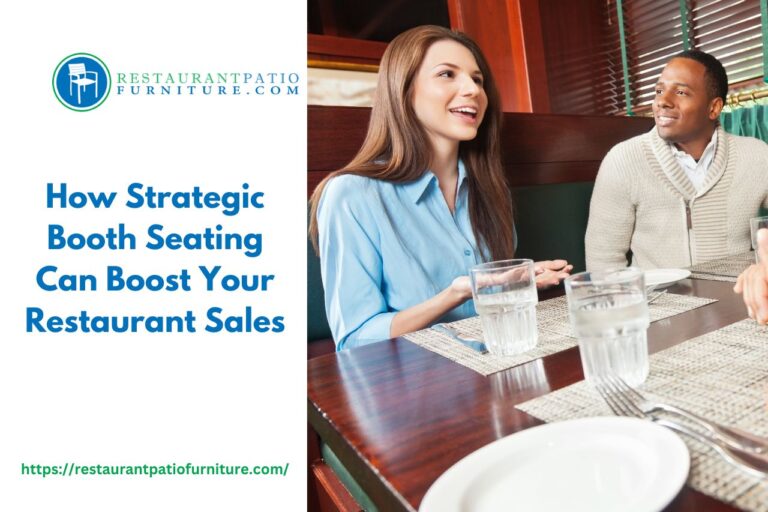 How Strategic Booth Seating Can Boost Your Restaurant Sales